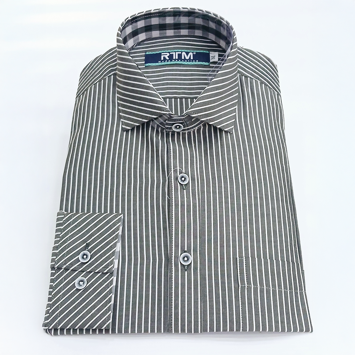 Camisa Rayas Negras - RTM Moda